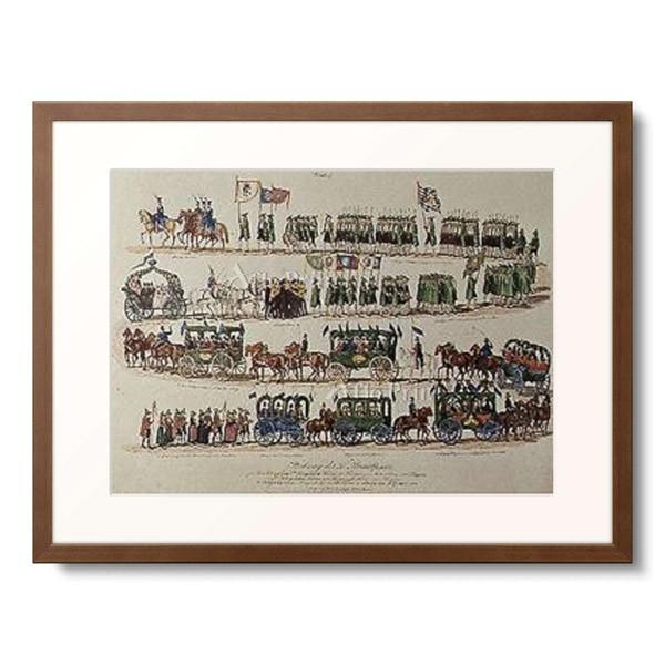 Artist:  Lithographie,1842 Imagetitle:  Festzug der 35 Brautpaare anlaslich der Hochzeit des Kronprinzen Maximilian von ...