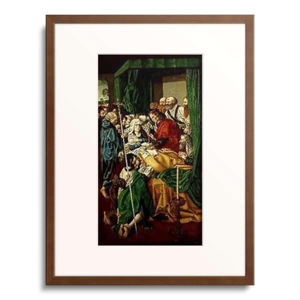 Artist:  Meister von Sisla, Spanien,16.Jahrh. Imagetitle:  Der Tod der heiligen Jungfrau. Location:  Madrid, Museo del P...