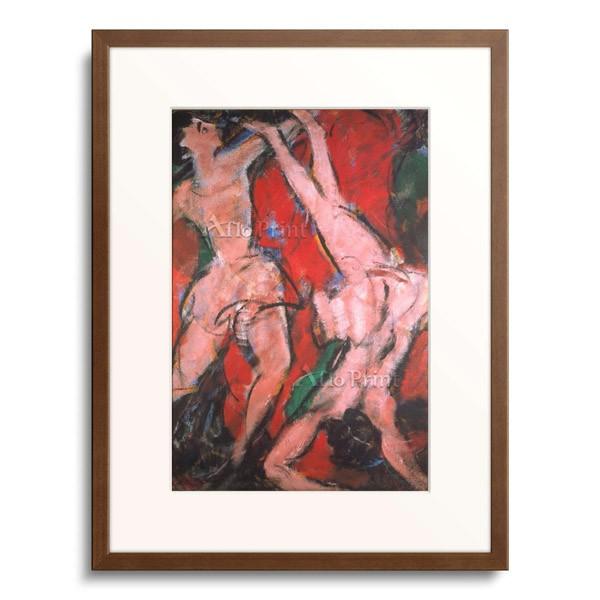 Artist:  Rohlfs, Christian,1849-1938 Imagetitle:  Acrobats. About 1917/1918. Dimensions:  110 x 75,5 cm. Location:  Esse...
