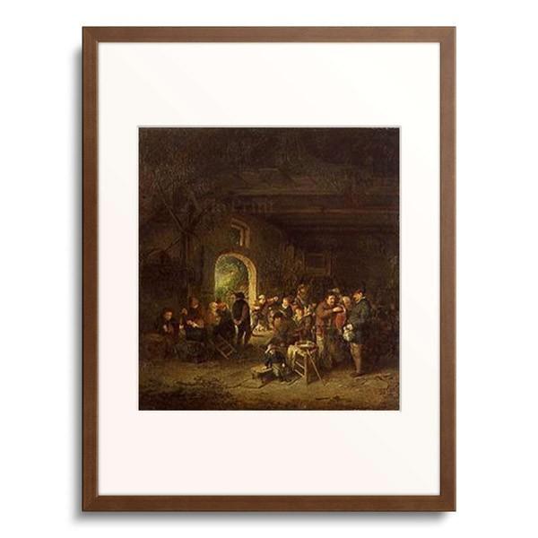 Artist:  Ostade, Adriaen van,1610-1685 Imagetitle:  Tanz in der Bauernstube. Location:  Prag, National (Narodni) Galerie