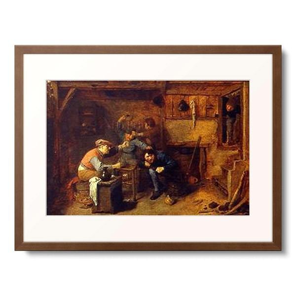 作家名:アドリアーン・ブラウエルArtist: Brouwer, Adriaen,1605/06-1638 国籍:フランドルImagetitle:Brawling card players at an inn. Dimensions: 31...