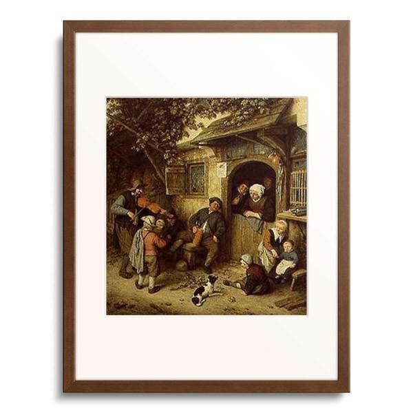 Artist:  Ostade, Adriaen van,1610-1685 Imagetitle:  The violinist. 1673 Dimensions:  45 x 42 cm Medium:  Oil/Wood Locati...