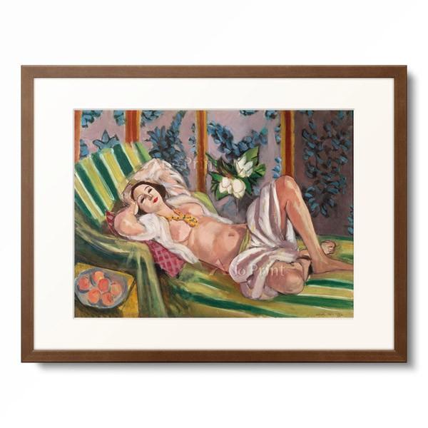 作家名： アンリ・マティス ( 1869年 - 1954年 ) 国籍： フランス ジャンル： フォーヴィスム 野獣派Artist: Matisse, Henri,1869-1954 Imagetitle: Odalisque with Ma...