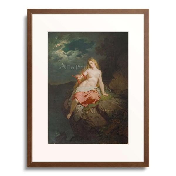 作家名:フィリップ・フォルツArtist:Foltz, Philipp 1805-1877 Imagetitle:The Loreley. 所蔵:Bayer.Staatsgemaldesammlungen