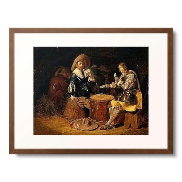 Artist:  Duyster, Wilhelm Cornelisz,1598/99-1635 Imagetitle:  Officers playing cards. Dimensions:  32 x 43 cm Medium:  w...