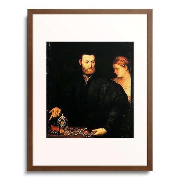 Artist:  Bordone, Paris,1500-1571 Imagetitle:  Jewellery with a lady. Location:  Bayer.Staatsgemaldesammlungen