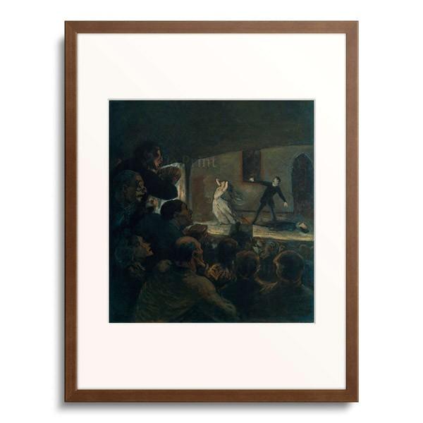 作家名:オノレ・ドーミエ ( 1808年 - 1879年 )国籍:フランス ジャンル:写実主義 ロマン派 Artist: Daumier, Honore,1808-1879 Imagetitle:Das Drama. Gegen 1860....