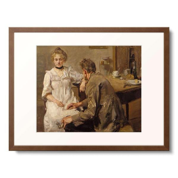 作家名:マックス・スレフォークト (1868年-1932年)国籍:ドイツ ジャンル:印象派 Artist: Slevogt, Max,1868-1932 Imagetitle:After work. 1900/01 Dimensions: ...