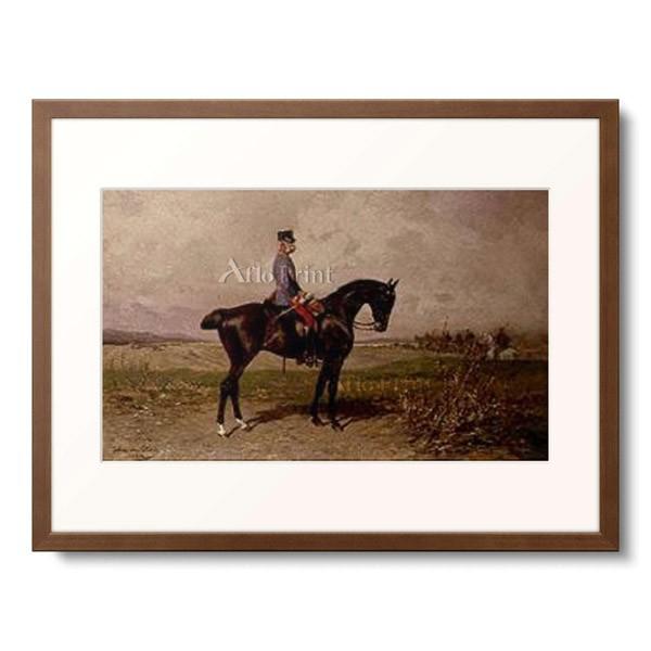 Artist:  Blaas, Julius von,1845-1922 Imagetitle:  Kaiser Franz Josef I. von Osterreich zu Pferde Location:  Wien, Kunsth...