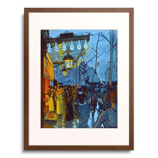 作家名:ルイス・アンクタンArtist:Anquetin, Louis,1861-1932 Imagetitle:Street Scene, at Five in the Afternoon. 1887 Dimensions:69 x 53...