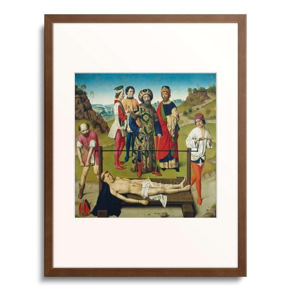 作家名:ディルク・ボウツ  ( 1410年頃 - 1475年頃 ) 国籍:オランダ ジャンル:初期フランドル派Artist: Bouts, Dieric d.A.,1410/20-1475 Imagetitle:Das Martyrium ...