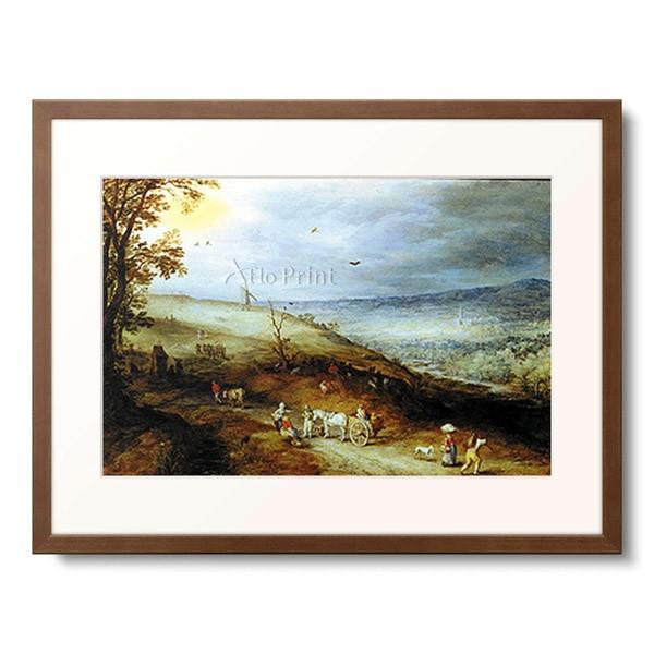 作家名:ヤン・ブリューゲル（父）  ( 1568年 - 1625年 ) 国籍:フランドル　ネーデルランド ジャンル　:バロック　Artist: Brueghel d.A., Jan,1568-1625 Imagetitle:Landscha...