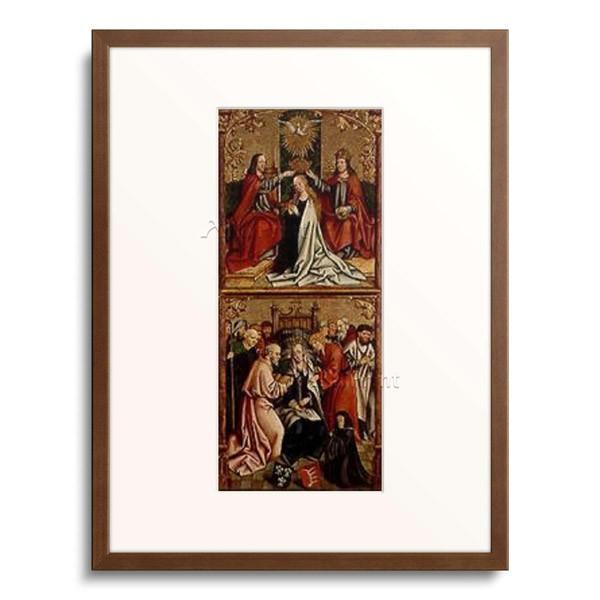 Artist:  Meister d.Oberschonfelder Altars,15./16. Jh. Imagetitle:  Kronung Mariae/Tod Mariae. Dimensions:  182 x 84,8 cm...