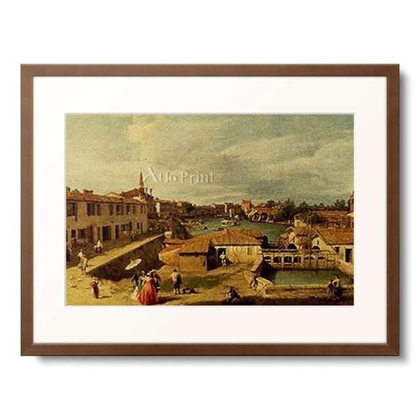 作家名:カナレット　小カナル　ジョヴァンニ・アントーニオ・カナールArtist: Canaletto (Giovanni Antonio Canal),1697-1768 国籍:イタリアImagetitle:Dolo (Brenta). U...