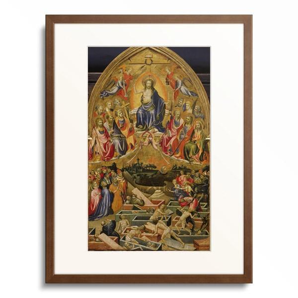 所蔵: アルテ・ピナコテークバイエルン州立絵画コレクションArtist: Starnina, Gherardo,um 1360-1409/13 Imagetitle: The Last Judgement. Dimensions: 87,4...
