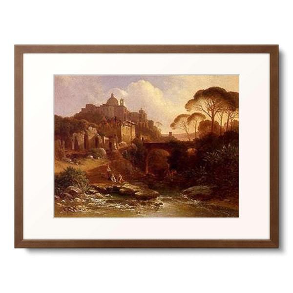 Artist:  Schirmer, Wilhelm Ferd.August,1802-1866 Imagetitle:  Ariccia. 1836 Dimensions:  25 x 39 cm. Location:  Privatbe...
