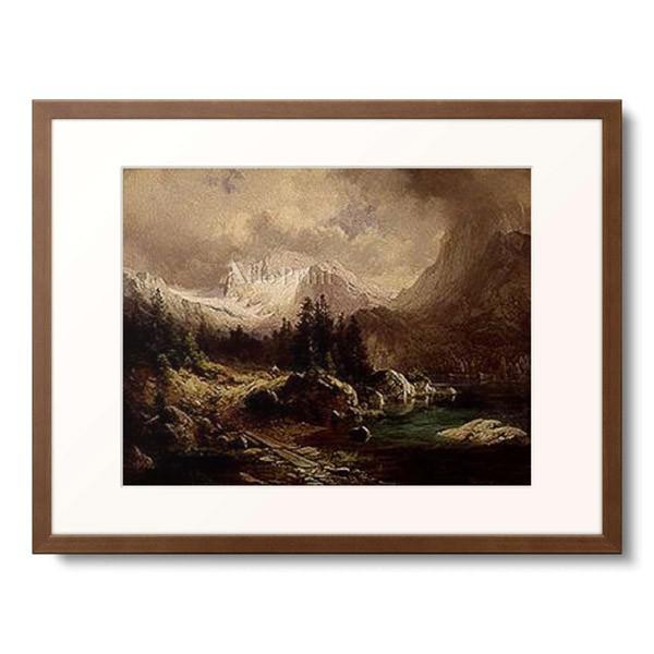 Artist:  Millner, Karl,1825-1895 Imagetitle:  Ansicht des Gosausees mit Dachstein. Um 1856 Dimensions:  43,3 x 56,1 cm. ...