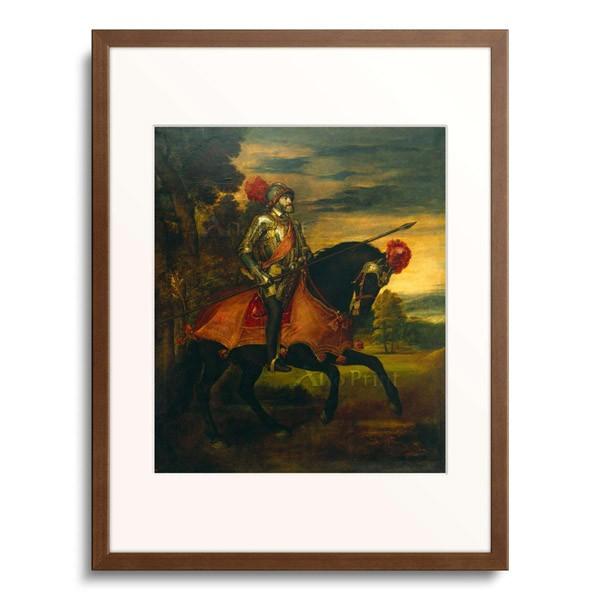 作家名： ティツィアーノ・ヴェチェッリオ (1488/1490年 - 1576年) タイトル：「カール5世騎馬像」国籍： イタリア ジャンル　： ルネサンス　ヴェネツィア派 Artist:  Titian (Tiziano Vecellio...