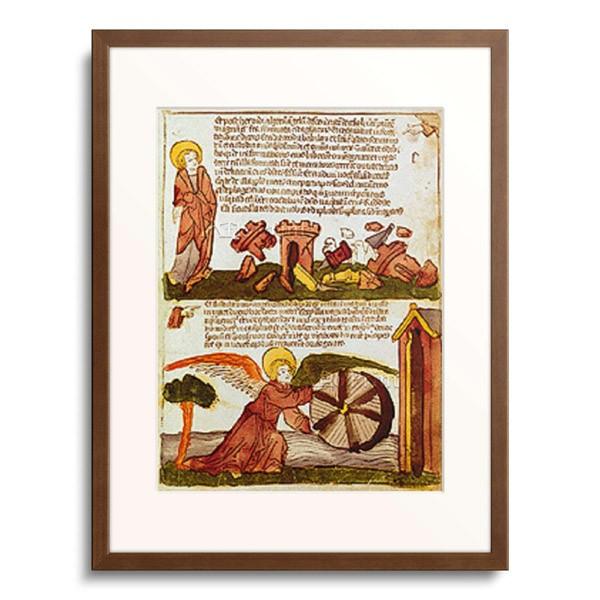 Artist:  Woodcut, coloured Imagetitle:  Die Apokalypsis des Johannes Location:  Ulm, Graphische Sammlungen