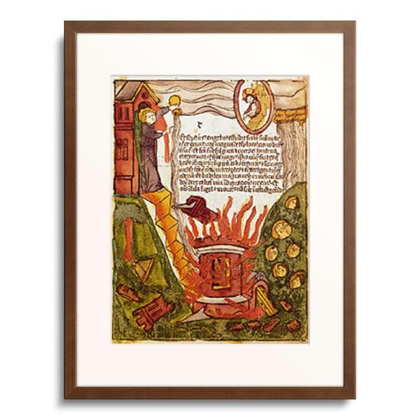 Artist:  Woodcut, coloured Imagetitle:  Die Apokalypsis des Johannes Location:  Ulm, Graphische Sammlungen