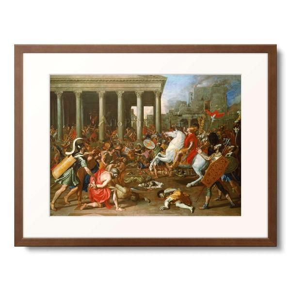 作家名:ニコラ・プッサン　タイトル:エルサレム落城　国籍:フランス　所蔵:ウィーン美術史美術館｜ウィーン｜オーストリア　ジャンル:バロック　作家名:ニコラ・プッサンフランスの画家バロック・古典主義Artist: Poussin, Nicol...