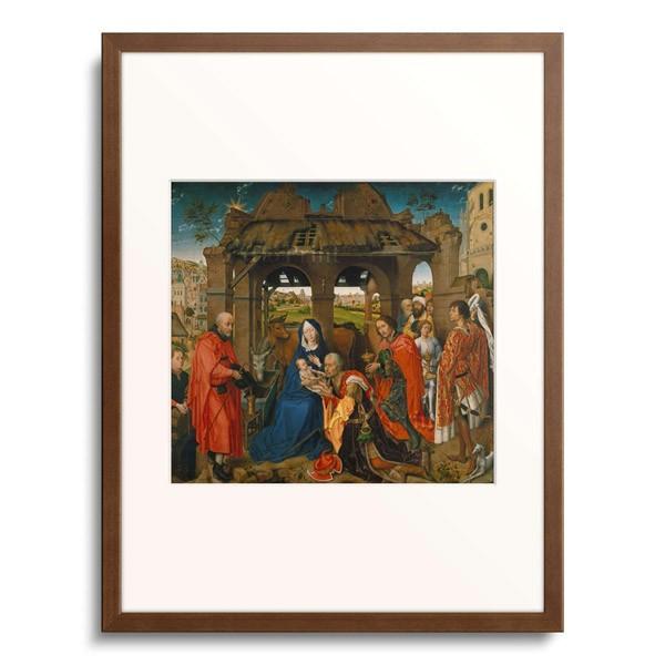 作家名:ロヒール・ヴァン・デル・ウェイデン ( 1399年 - 1464年 ) タイトル:マギの礼拝（コルンバ祭壇画の中央パネル）国籍:ネーデルランド ジャンル:初期ネーデルランド絵画　Artist: Weyden, Rogier van ...