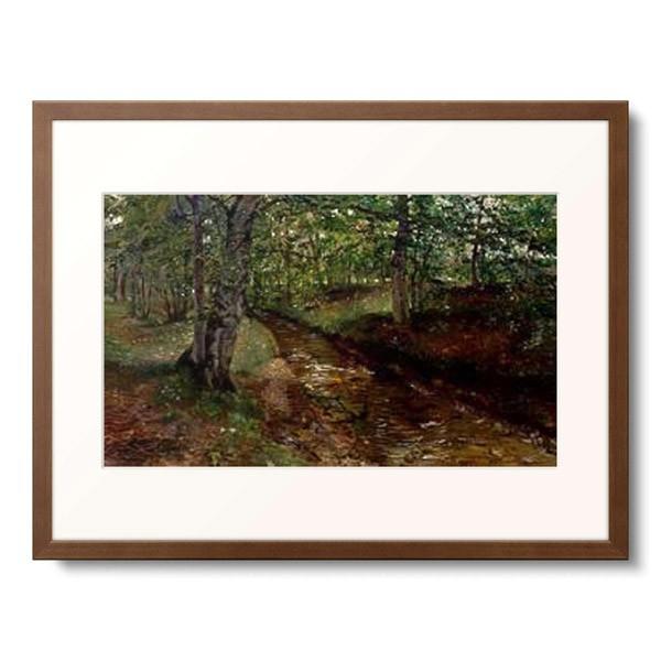 作家名:ローヴィス・コリント (1858年-1925年)国籍: フランス ジャンル: 印象派　ポスト印象派　ポン・タヴェン派 Artist: Corinth, Lovis,1858-1925 Imagetitle: Waldbach bei...