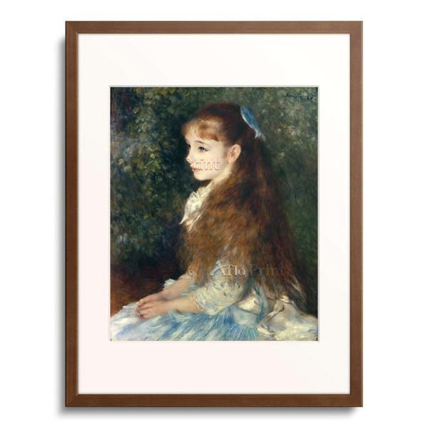 作家名:ピエール=オーギュスト・ルノワール  ( 1841年 - 1919年 ) タイトル:イレーヌ・カーン・ダンヴェール嬢の肖像 国籍:フランス ジャンル:印象派 Artist: Renoir, Auguste,1841-1919 Ima...