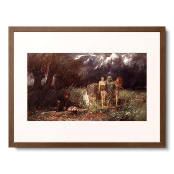 作家名:アルノルト・ベックリン  ( 1827年 - 1901年 ) 国籍:スイス ジャンル:象徴主義 Artist: Bocklin, Arnold,1827-1901 Imagetitle:The Furies. 1870 Dimens...