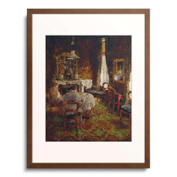 作家名:ジェームズ・アンソール  ( 1860年 - 1949年 )国籍:ベルギー ジャンル:象徴主義 Artist: Ensor, James,1860-1949 Imagetitle:Der Salon. 1881 Dimensions...