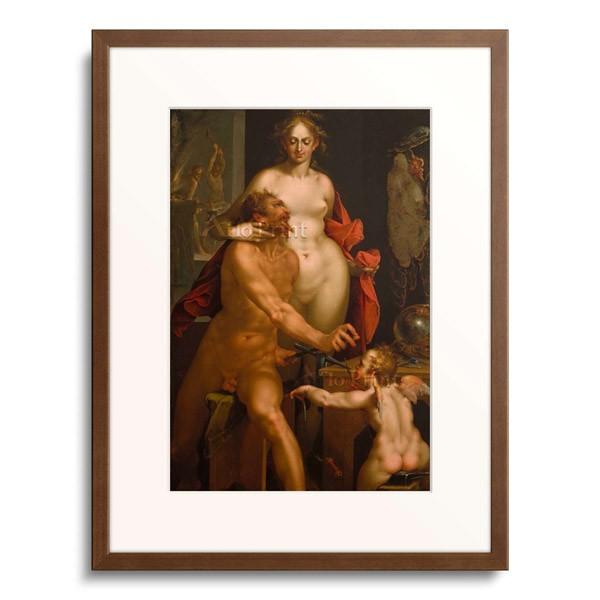 作家名:バルトロメウス・スプランヘル北方マニエリスムベルギーの画家ブラバント公国Artist: Spranger, Bartholomaus,1546-1611 Imagetitle:Venus in Vulcan's forge. Dim...