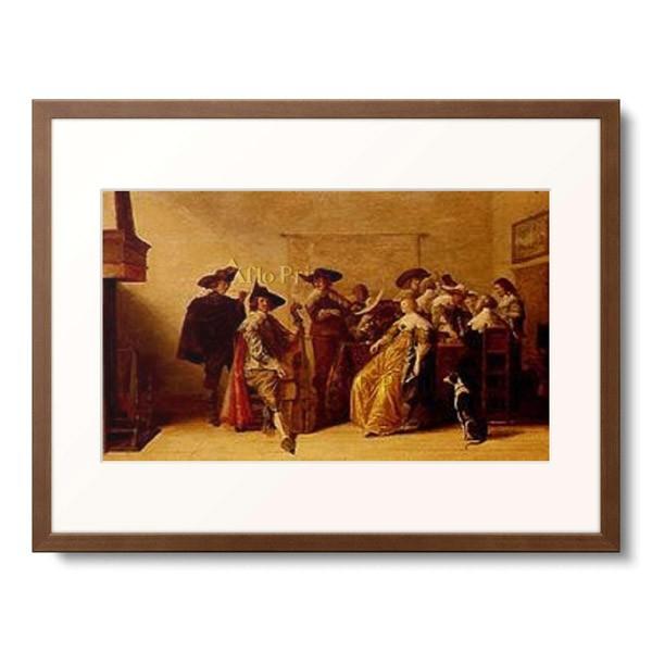 Artist:  Palamedes, Anthonie,1601-1673 Imagetitle:  Gesellschaftsszene. 1634 Dimensions:  51 x 83 cm. Medium:  on oak wo...