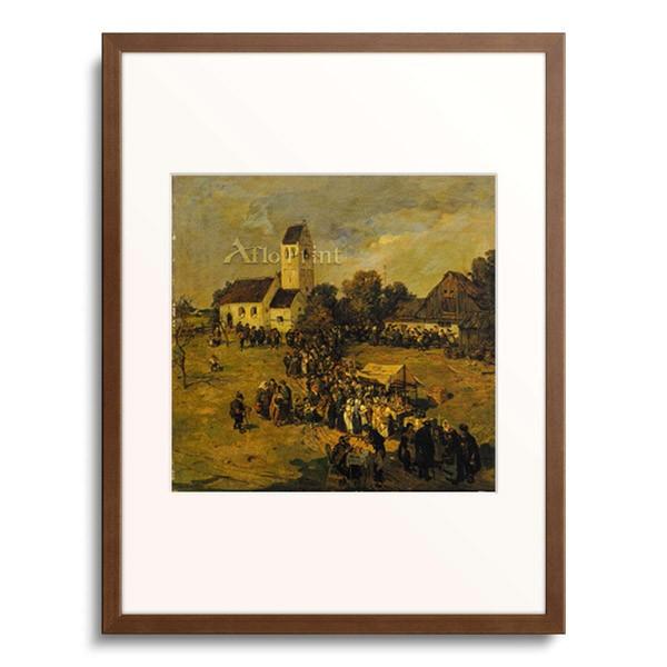 Artist:  Stockmann, Hermann,1867-1938 Imagetitle:  Kirchweih bei Dachau. 1908 Dimensions:  60 x 59 cm. Medium:  Oil/Wood...