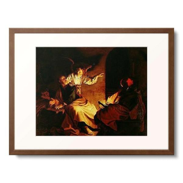 作家名:ヘラルト・ファン・ホントホルストArtist:Honthorst, Gerrit van 1590-1656 Imagetitle:Ein Engel befreit den hl.Petrus 所蔵:Bayer.Staatsgem...