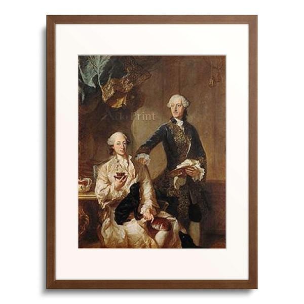 Artist:  Desmarees, Georg,1697-1776 Imagetitle:  Kurfurst Max III.Joseph und Intendant Graf Seeau Location:  Munchen, Re...