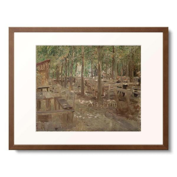 作家名:フリッツ・フォン・ウーデドイツの画家印象派Artist:Uhde, Fritz von,1848-1911 Imagetitle:Biergarten in Dachau. 1888 Dimensions:48,5 x 60 cm ...