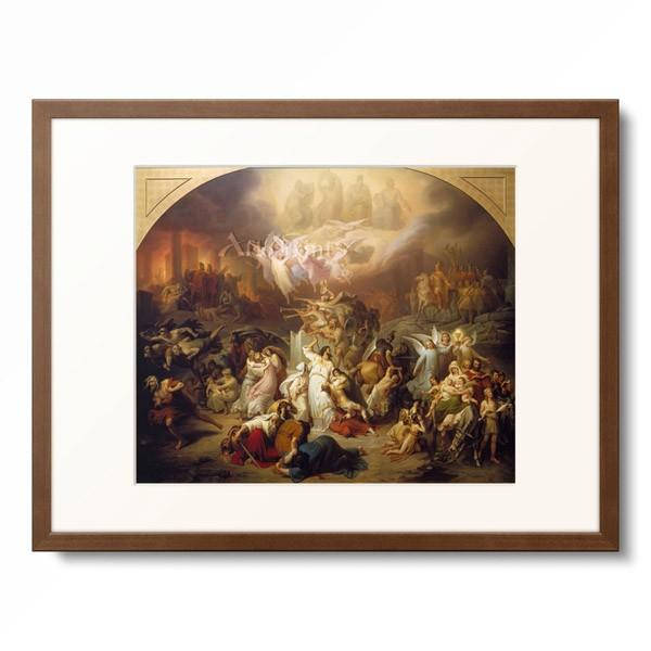 所蔵: ノイエ・ピナコテークバイエルン州立絵画コレクションArtist: Kaulbach, Wilhelm von,1804-1874 Imagetitle: The destruction of Jerusalem by Titus. ...