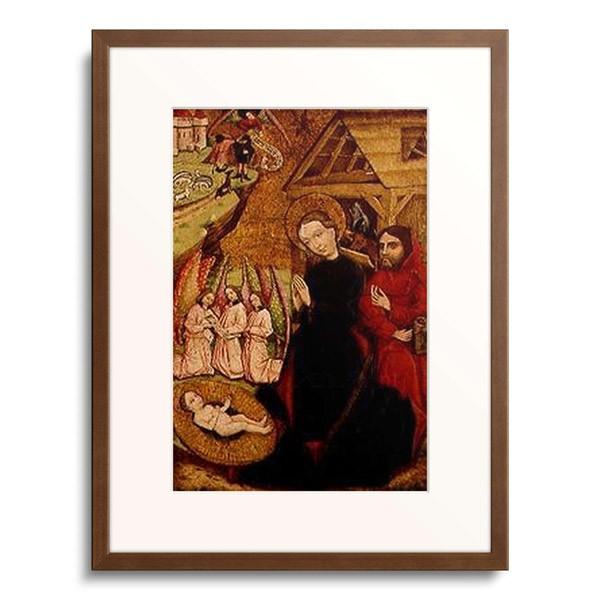 Artist:  Meister von Nemetlipcse, Ungarn um 1450,um 1450 Imagetitle:  Geburt Christi Dimensions:  85,5 x 59 cm Medium:  ...