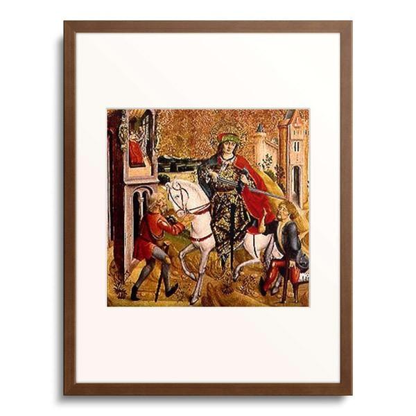 Artist:  Meister, Ungarischer,um 1490 Imagetitle:  Altartafel unbekannter Herkunft. Der hl. Martin und der Bettler Dimen...