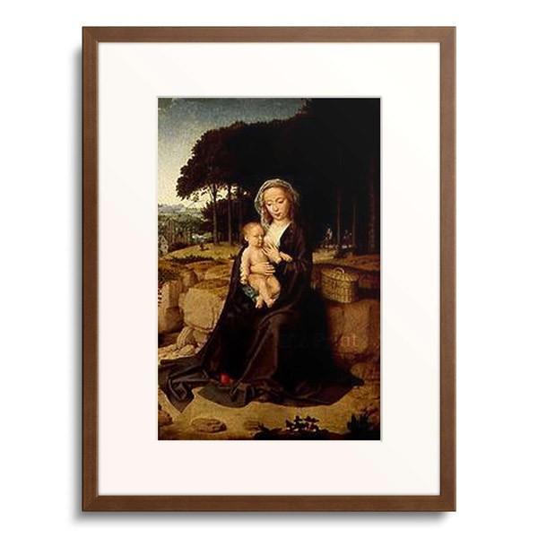 作家名:ヘラルト・ダヴィトネーデルラントの画家初期フランドル派Artist:David, Gerard 1460-1523 Imagetitle:Maria mit dem Kinde bei der Ruhe auf der Flucht...