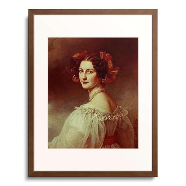 Artist:  Stieler, Joseph Karl,1781-1858 Imagetitle:  Auguste Hilber, nee Strobl. 1827. From the beauty-gallery of King L...