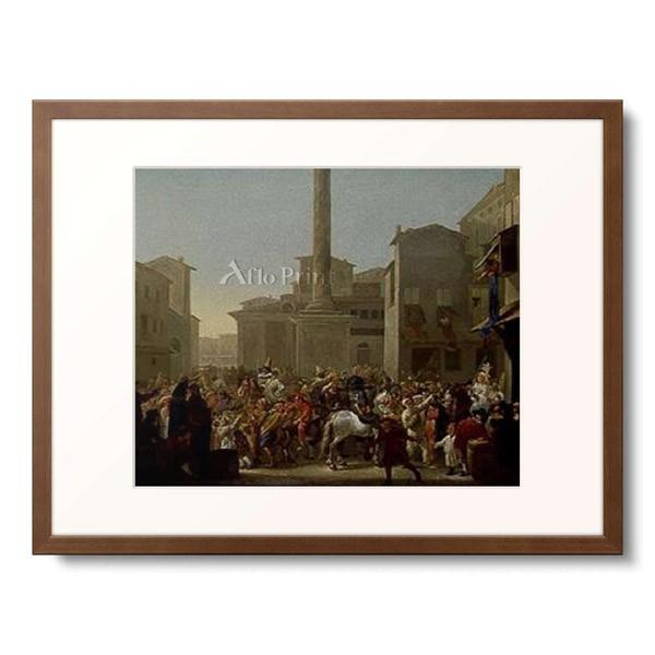 Artist:  Lingelbach, Johannes,1622-1674 Imagetitle:  Karneval in Rom. Nach 1650 Dimensions:  42,5 x 51,5 cm. Medium:  On...