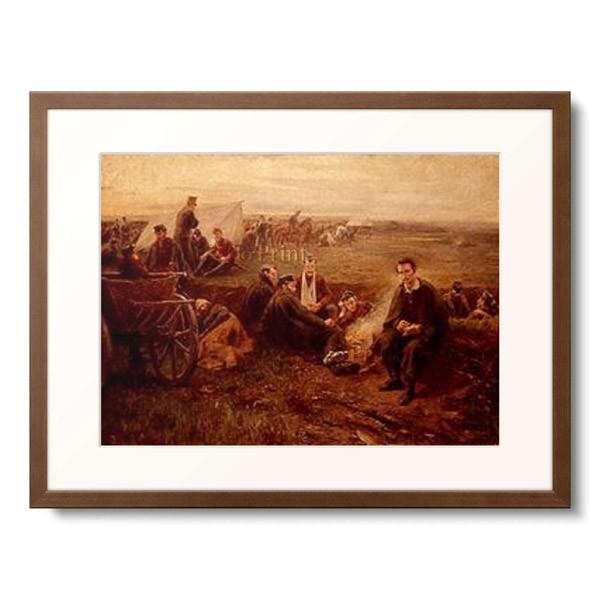 Artist:  Revesz, Imre,1859-1945 Imagetitle:  Der ungarische Dichter Sandor Petofi im Lager. 1896 Location:  Budapest, Un...