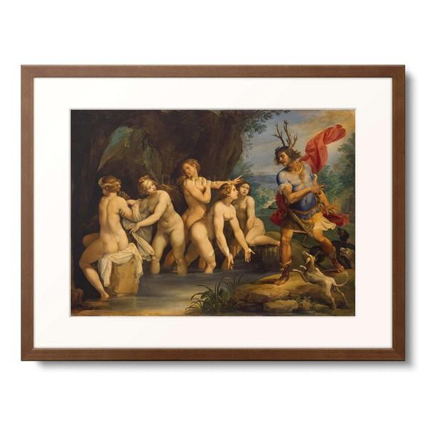 Artist:  Cesari, Giuseppe (Cavalliere),1568-1640 Imagetitle:  Diana verwandelt Aktaon in einen Hirsch Location:  Budapes...