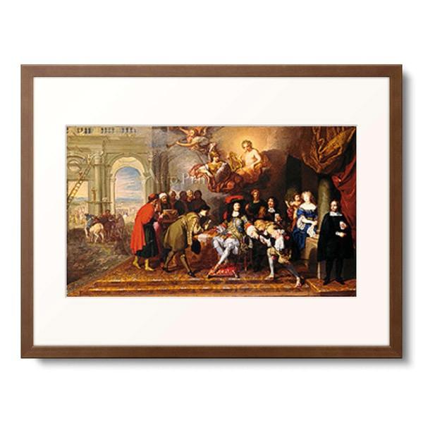 Artist:  Le Brun, Charles, Follower of,(1619-1690) Imagetitle:  Louis XIV. receives an ambassador. Location:  Budapest, ...
