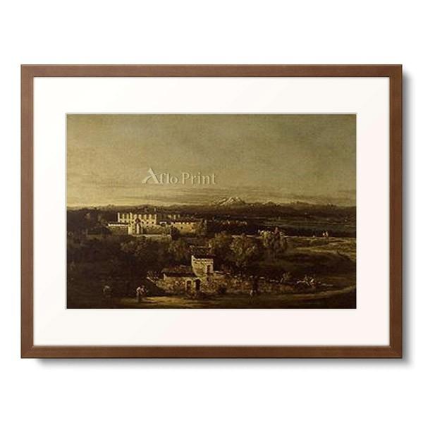 作家名:ベルナルド・ベッロットArtist: Bellotto, Bernardo (Canaletto),1721-1780 国籍:イタリアImagetitle:Die Villa Melzi d`Eril (Cagnola) bei L...
