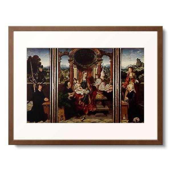 作家名:ヨース・ファン・クレーヴバロックArtist:Cleve, Joos van after 1480-1540/41 Imagetitle:Fugelaltar.Links:hl.Georg+Stifter, re:Katarina+...