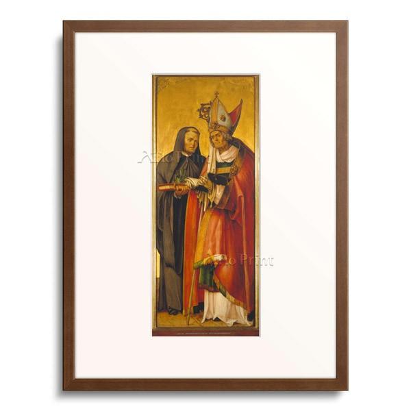 Artist:  Kulmbach, Hans (Suess) von,um 1480-1522 Imagetitle:  Saint Benedict and Willibald Location:  Bayer.Staatsgemald...