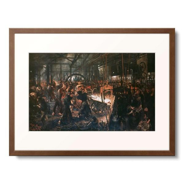 Artist:  Menzel, Adolph von,1815-1905 Imagetitle:  The Iron Mill Location:  Berlin, Neue Nationalgalerie