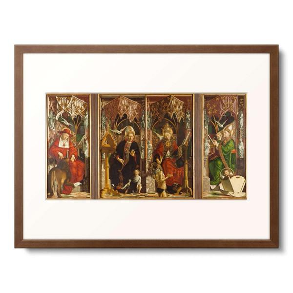 作家名:ミヒャエル・パッハータイトル:教父祭壇画Artist: Pacher, Michael,um1435-1498 Imagetitle:Fathers of the Church Altar. Totale. The Churchfa...